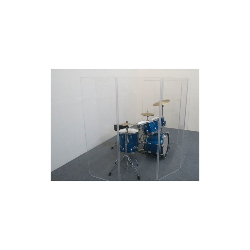 CLEARSONIC MEGA PAC DARK GREY DRUM BOOTH