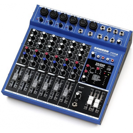 SAMSON MDR8 MIXER ANALOGICO 8ch-4mic+2st. - DSP