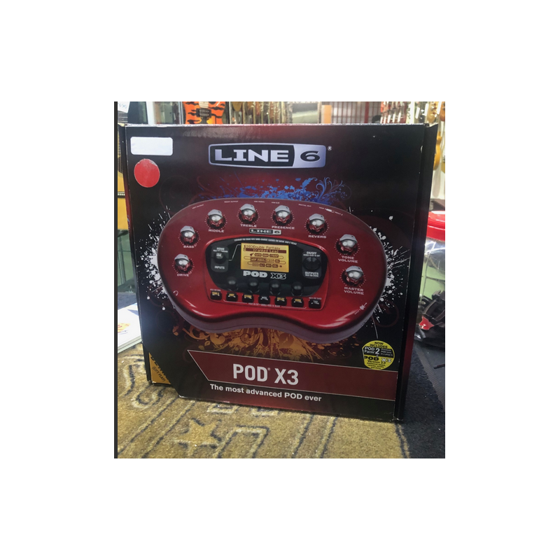 ATOMIC REACTOR 112 AMP CON LINE6 POD X3