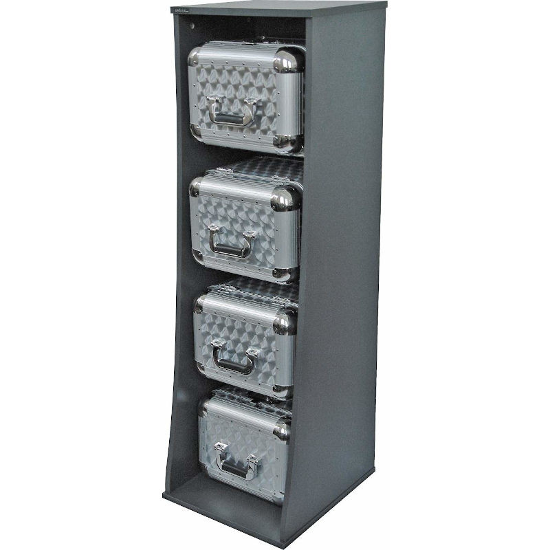 SEFOUR VINYL STORAGE UNIT 400 RECORDS - DARK GREY