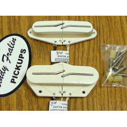 LINDY FRALIN TELECASTER SPLIT BLADE SET PICKUP MEDIUM RADIUS- WHITE