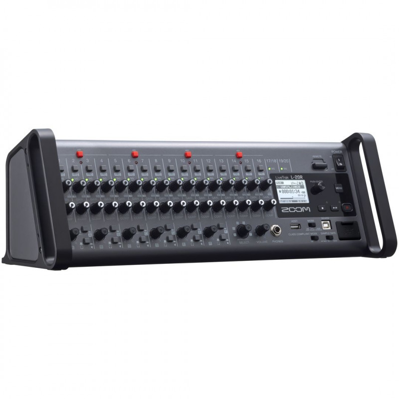 ZOOM LIVE TRACK 20/R DIGITAL MIXER RACK , AUDIO INTERFACE & RECORDER