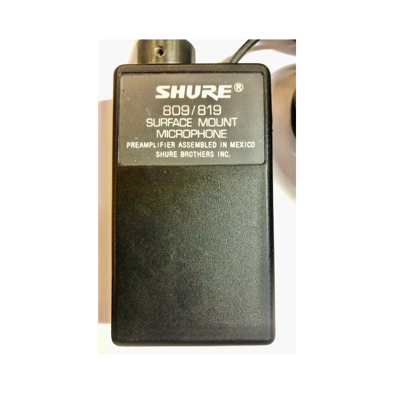SHURE 809/819 SURFACE MOUNT MICROPHONE