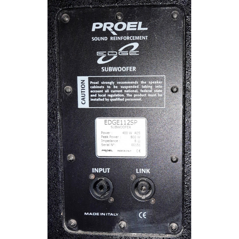 PROEL EDGE SISTEMA AUDIO