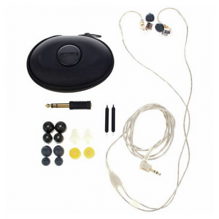 SHURE SE 535 CL (CLEAR) Professional 2-Way In-Ear Earphones