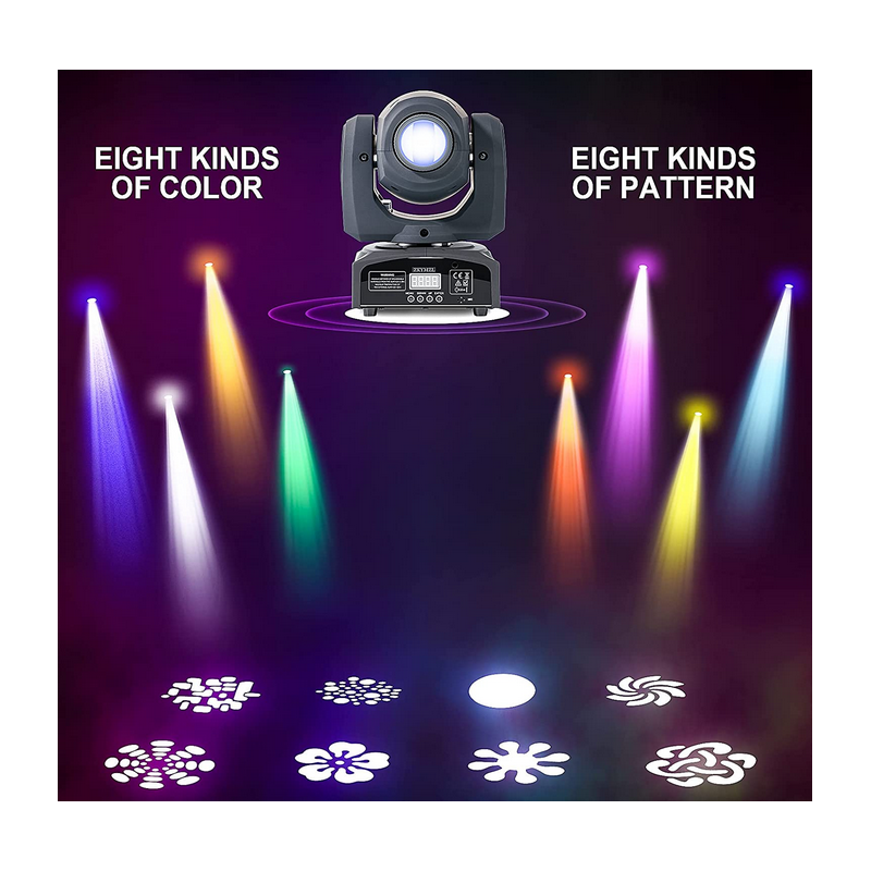 MB MINI LED SPOT - TESTA MOBILE 60W - 8 GOBO