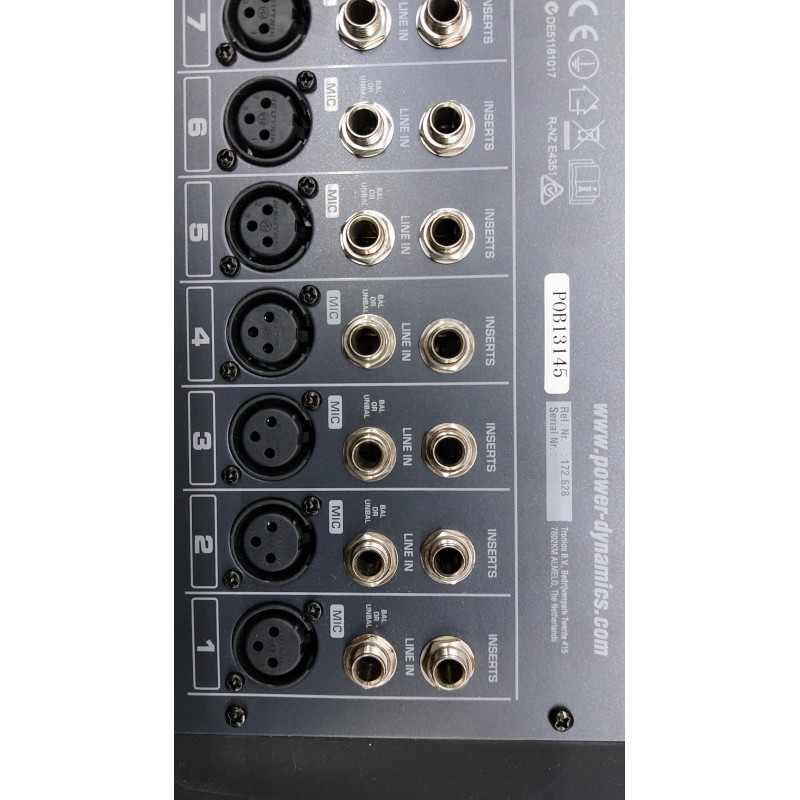 POWER DYNAMICS PDM-S2004 MIXER ANALOG 20ch - USB - DSP - BLUETOOTH