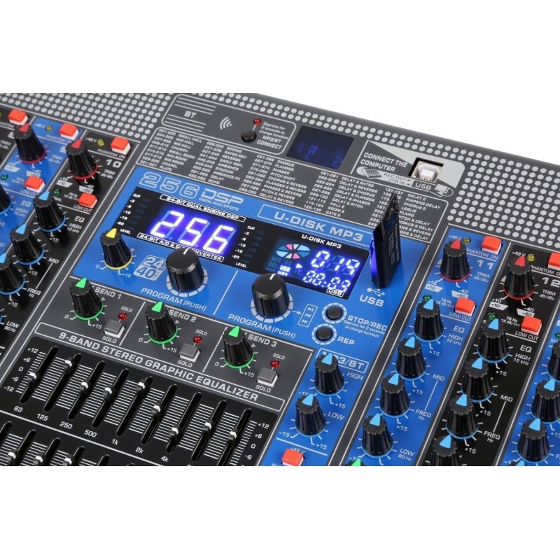 POWER DYNAMICS PDM-S2004 MIXER ANALOG 20ch - USB - DSP - BLUETOOTH